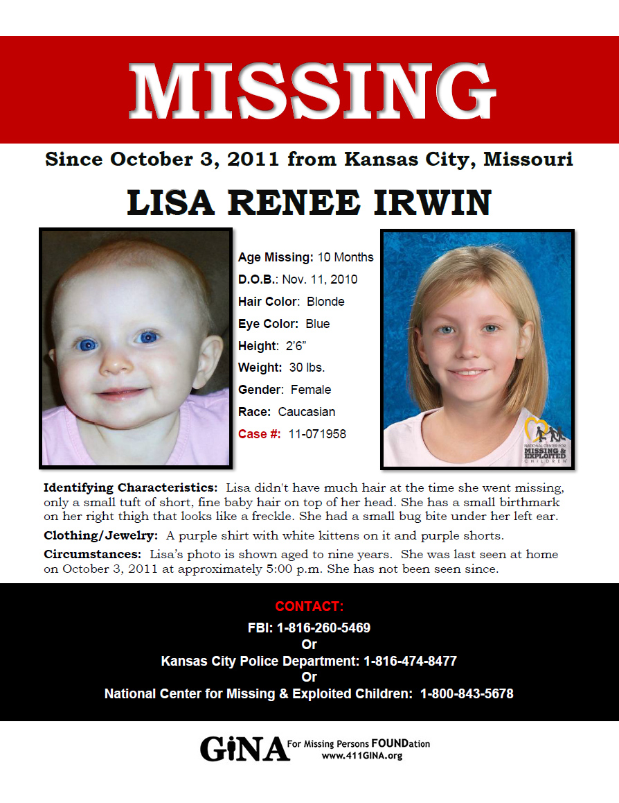 Missing: Lisa Renee Irwin